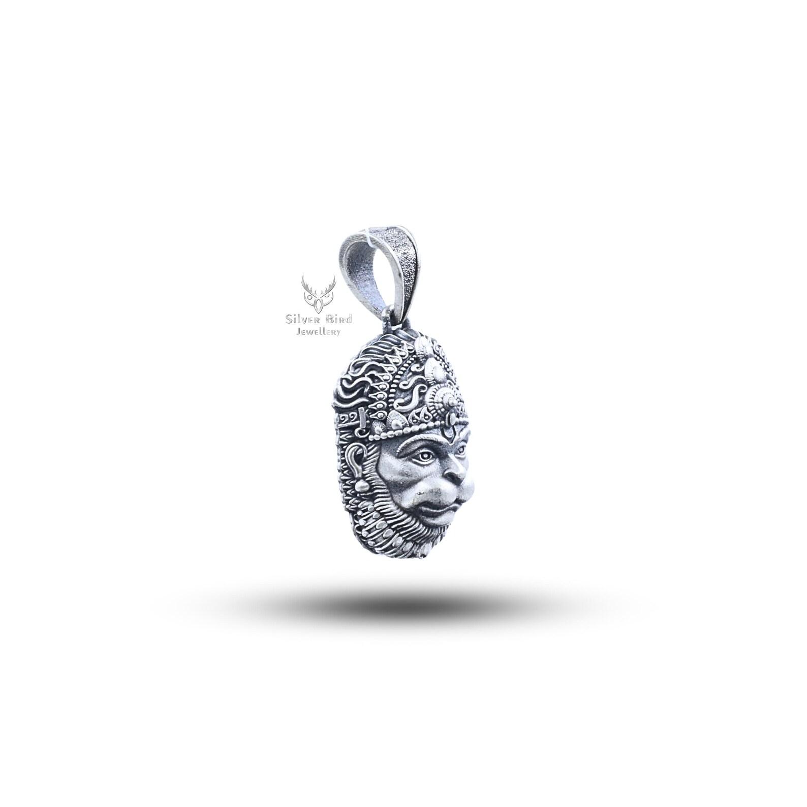 Evil Protector God Hanuman 925 Sterling Silver Pendant - Etsy