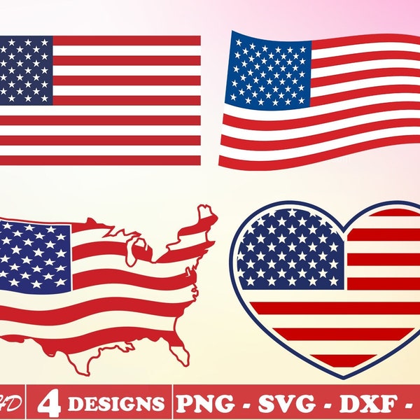American Flag Heart - Etsy