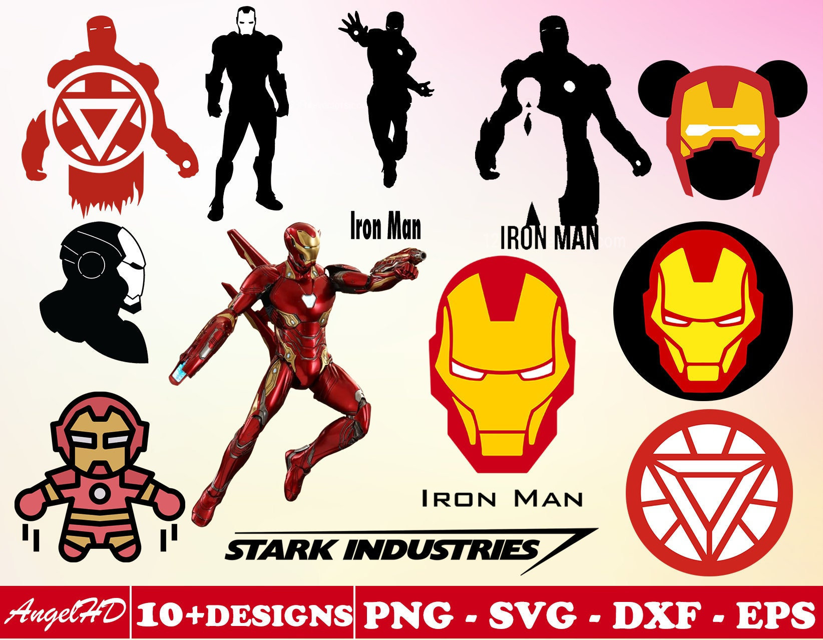 Ironman Logo Drawings