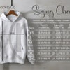Awdis Kids Hoodie JH001J Sizing Chart, Unisex Hoodie Size Guide ...