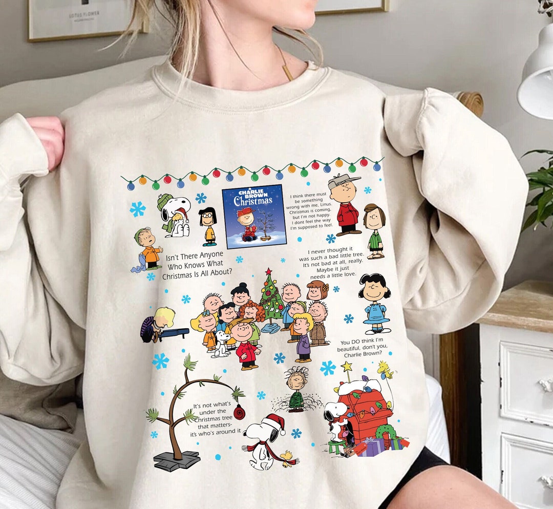 Vintage Charlie Brown Christmas Sweatshirt Christmas Cartoon - Etsy UK