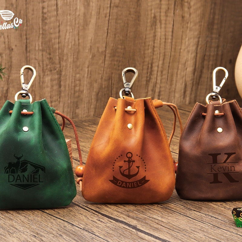 Leather Dice Bag - Etsy