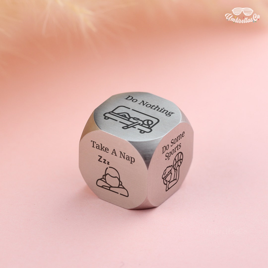 Custom Stainless Steel Dice - Personalized Funny Retirement Gifts ...