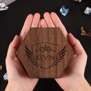 Engraved RPG Gaming Dice Box - Dice Box and Tray, Dice Vault for RRG ...