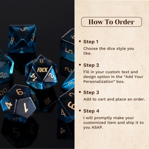 Personalized Dice - Custom Dnd Dice Set, Personalised Dnd Gifts ...