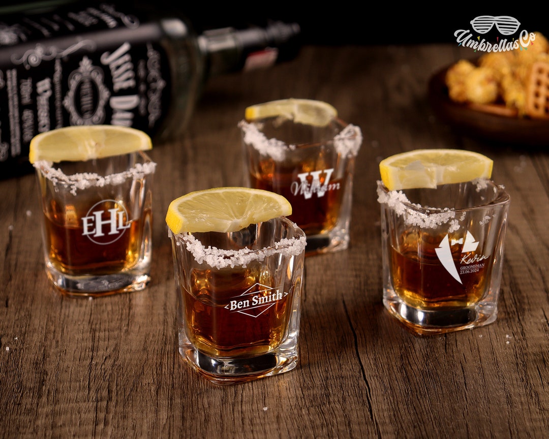 Personalized Shot Glass - Custom Shot Glass, Engraved Bachelorette ...