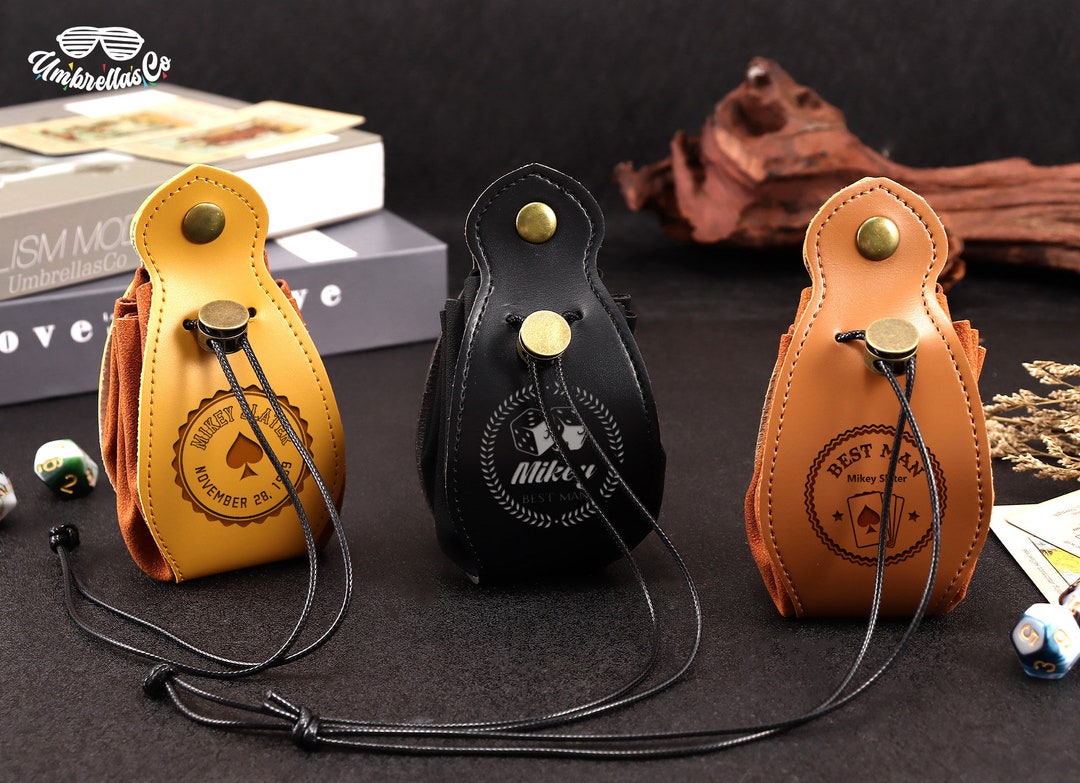 Custom Leather Dice Bag - Dungeons & Dragons Dice Bags, Table Top ...