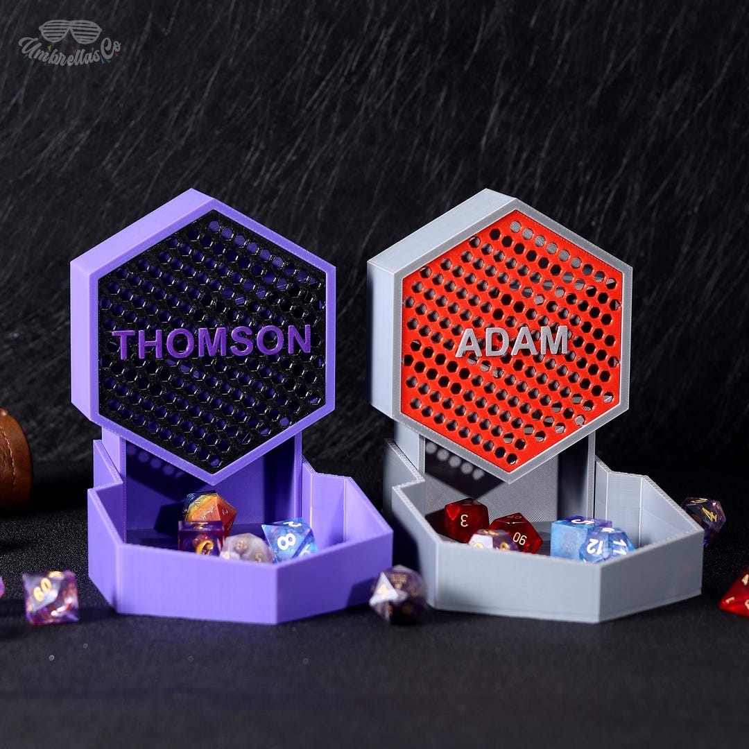 Custom Dnd Dice Tower - DM Gifts, Foldable Dice Tower, Compact Dice ...