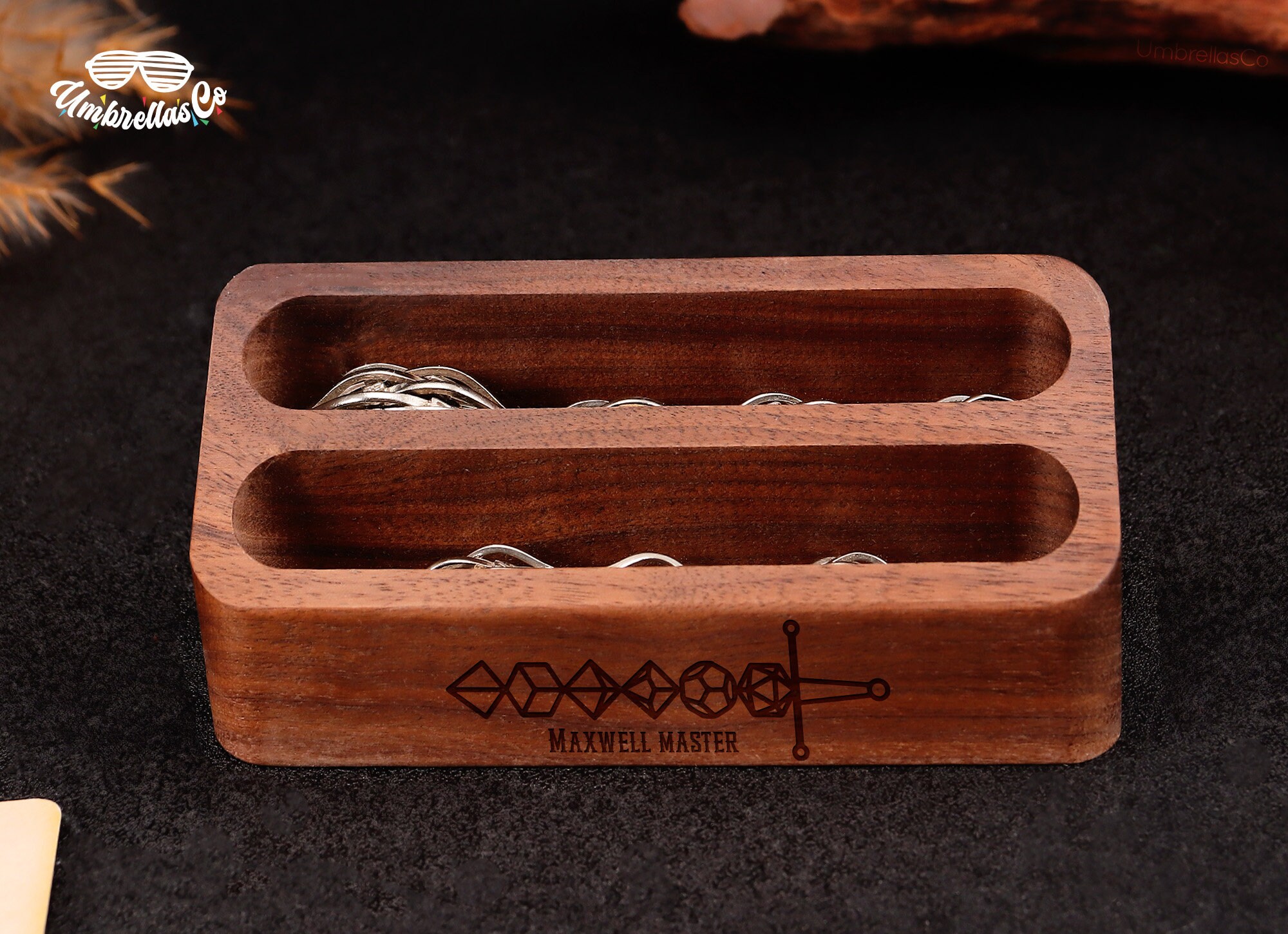 Personalized Wooden Dice Holder Dice Display Rack Wooden - Etsy