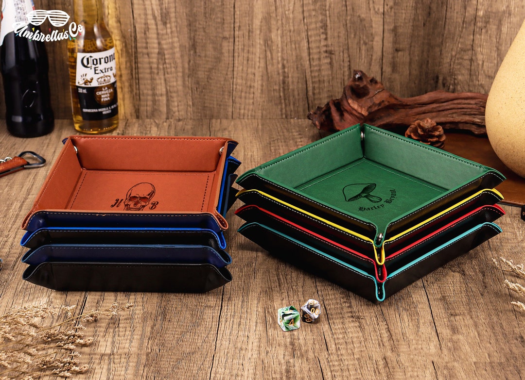 Custom Engraved Dice Tray - Table Top Gaming Board Games, Engraved ...