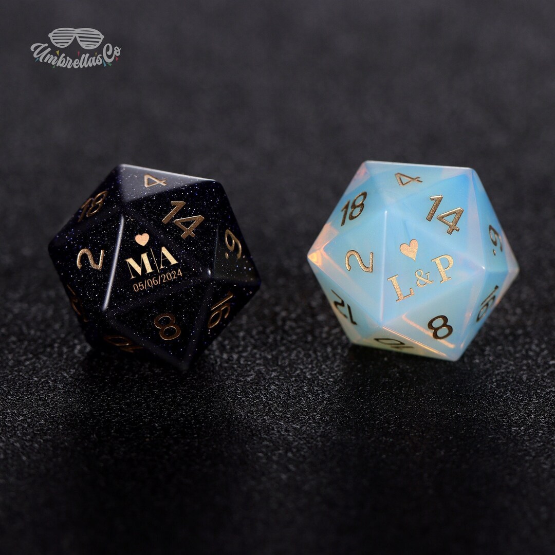 Custom Wedding Dice - Custom Dice Set, Personalised Dnd Gifts, Dungeons ...