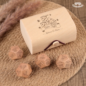 Personalized Date Night Dice - Date Night Gifts, Date Night Ideas, Custom Anniversary Gifts ...