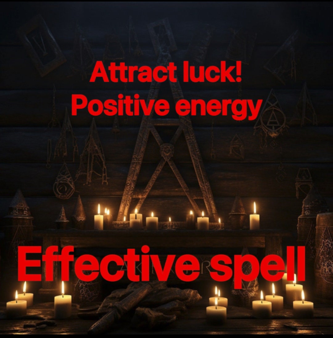 Powerful Good Luck Spell, Attract Positive Energy, Witchcraft | Spell ...