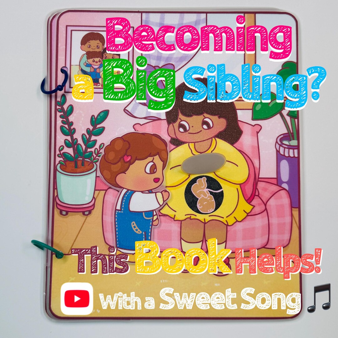 Printable Storybook Version 2 for Firstborn Kids, Comforting Separation ...