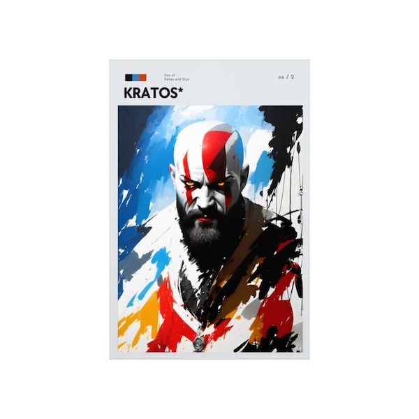 God of War Kratos Poster - Etsy