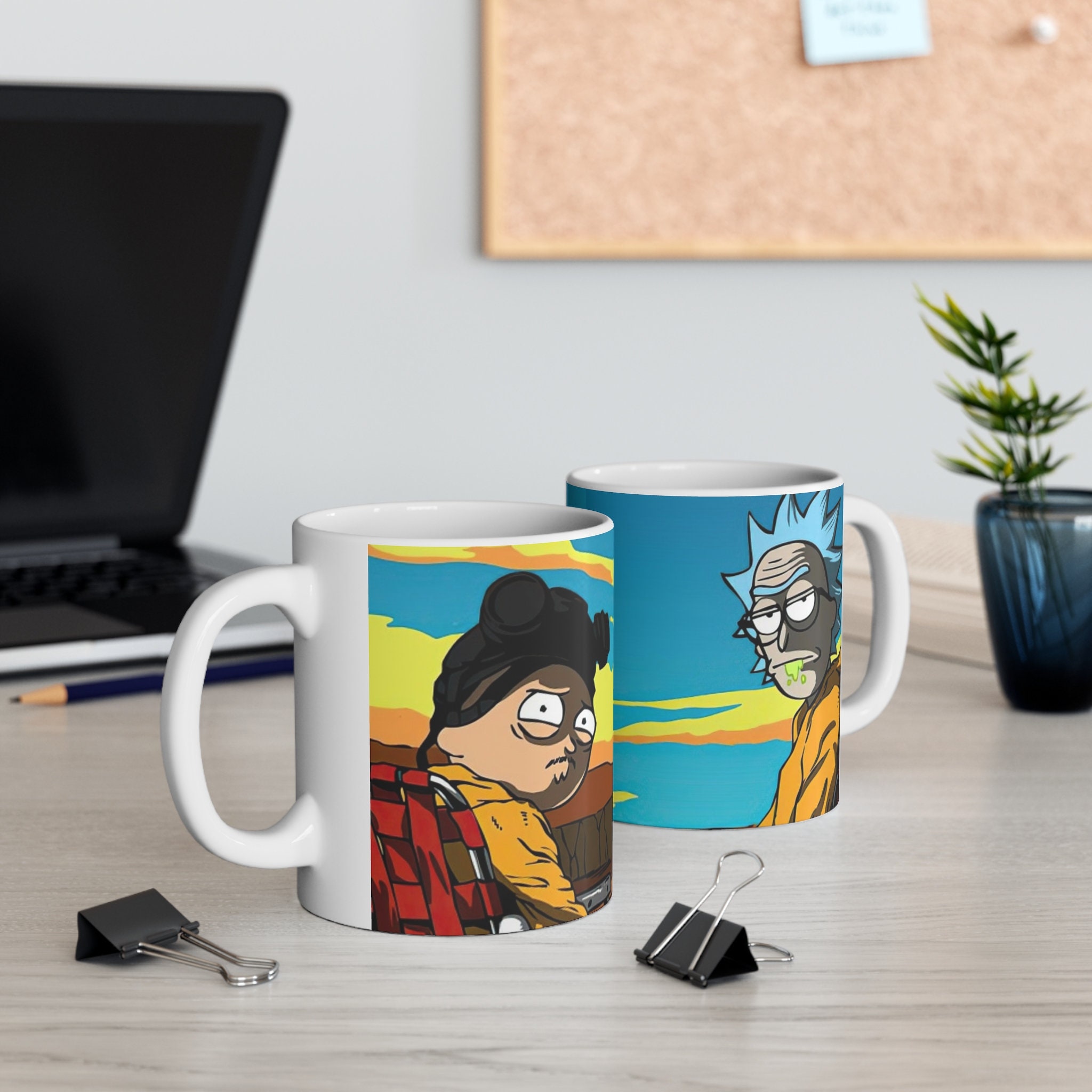 Rick and Morty Ceramic Mug, Rick & Morty Cup, Cartoon Mug Design, Mug ...