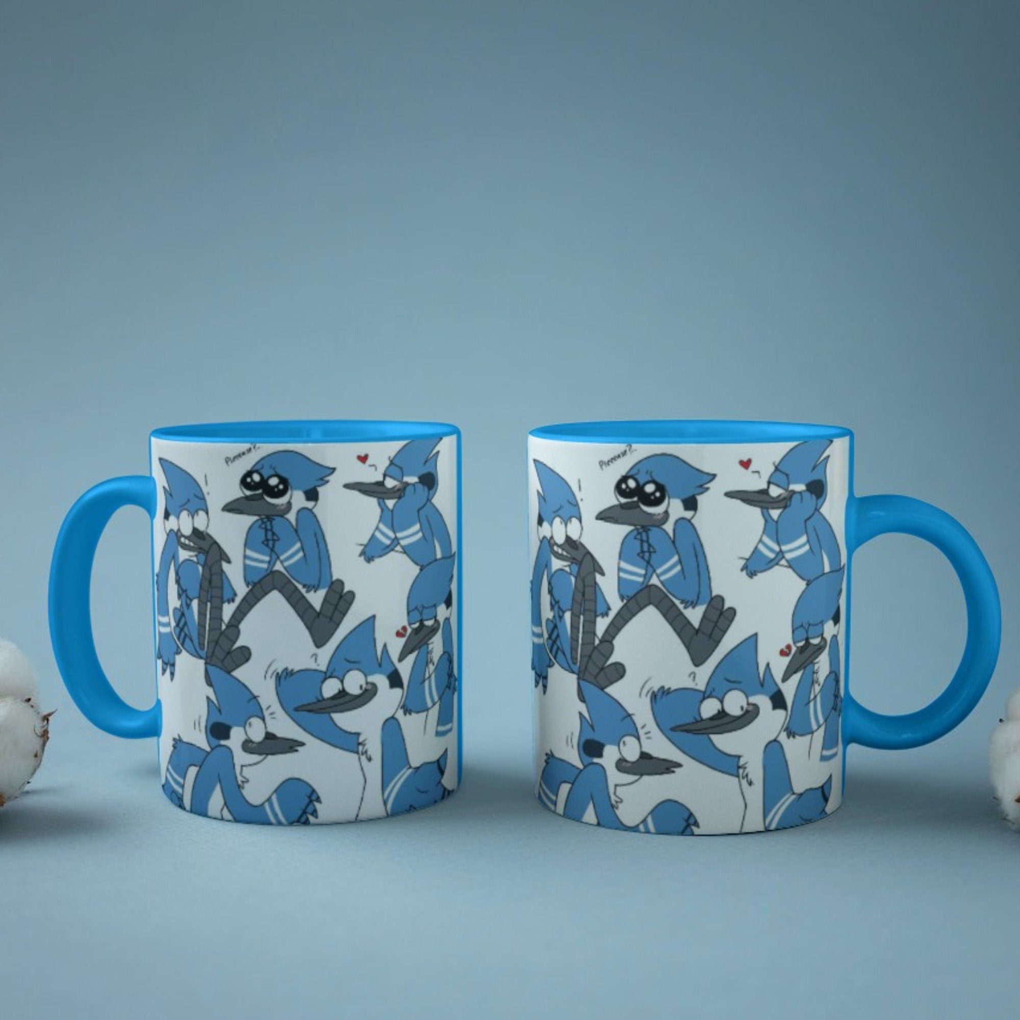 Regular Show Mug, Regular Show Mordecai, Mordecai and Rigby, Cartoon ...