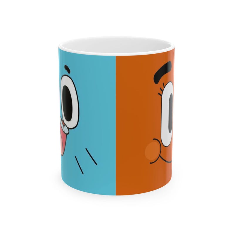 The Amazing World of Gumball, Gumball Mug, Darwin Mug, Anais Cup High ...