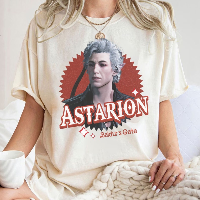 Astarion Baldurs Gate 3 T-shirt Astarion Rogue Tee Video - Etsy