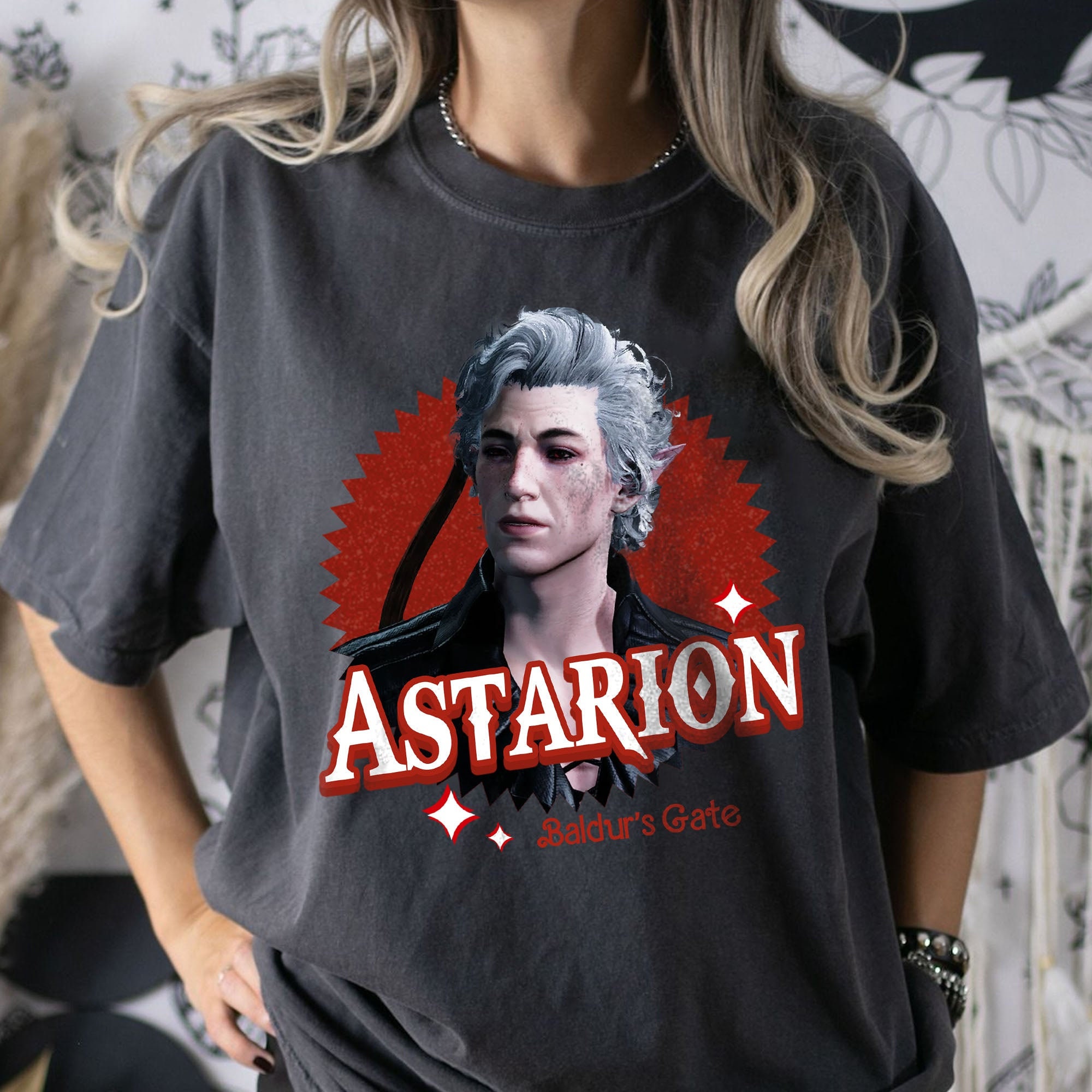 Astarion Baldurs Gate 3 T-shirt Astarion Rogue Tee Video - Etsy