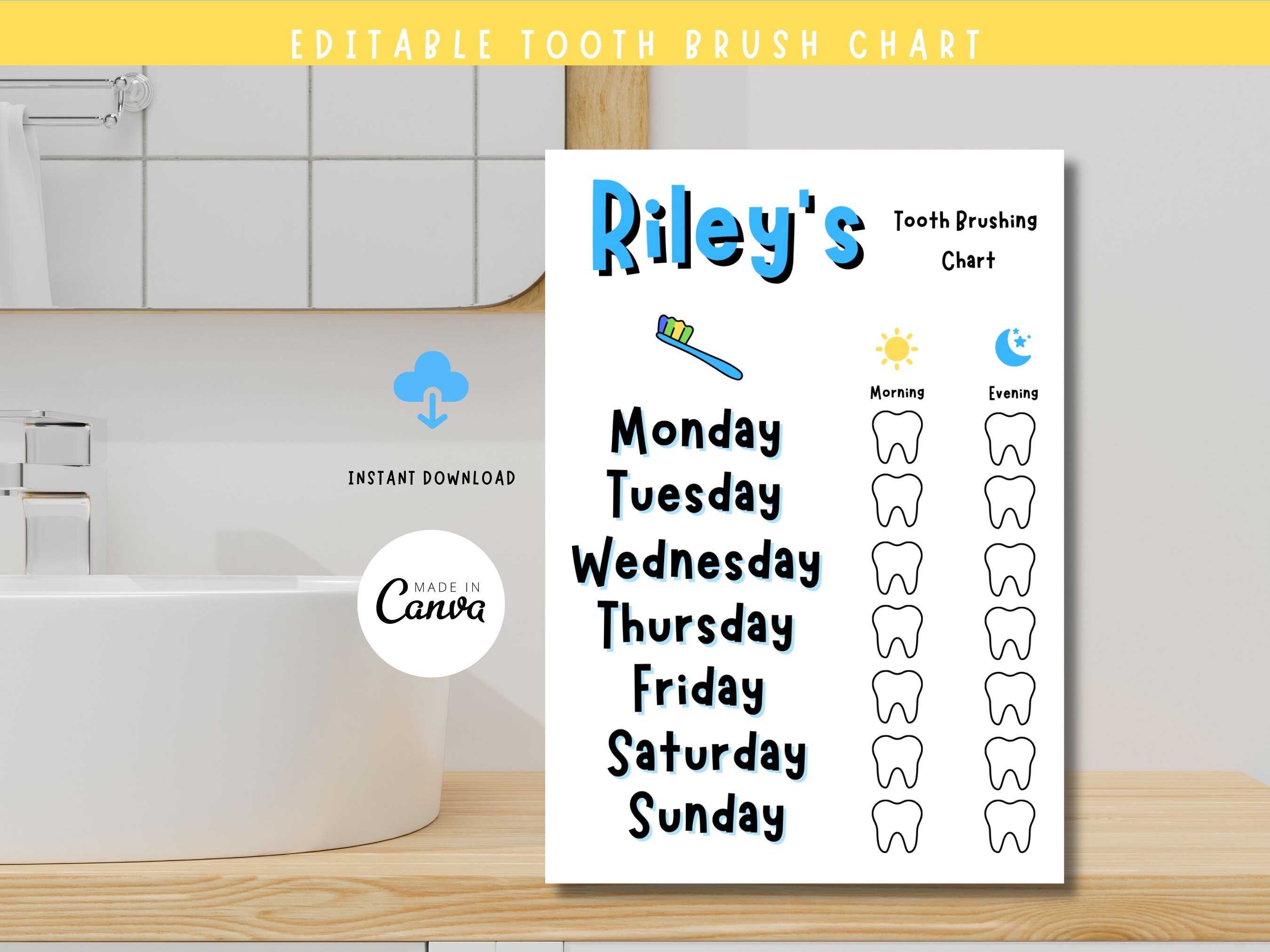 Teeth Brush Chart | Brush Your Teeth | Tooth Brush Chart | Brushing ...