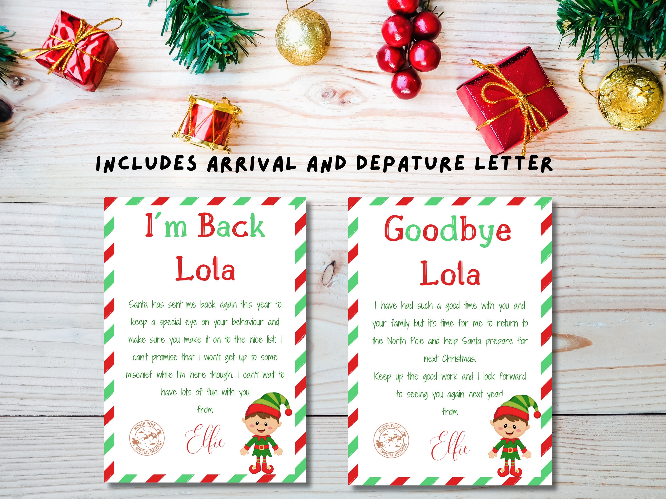 Editable Elf Letter Elf Welcome Letter Elf Arrival Letter - Etsy