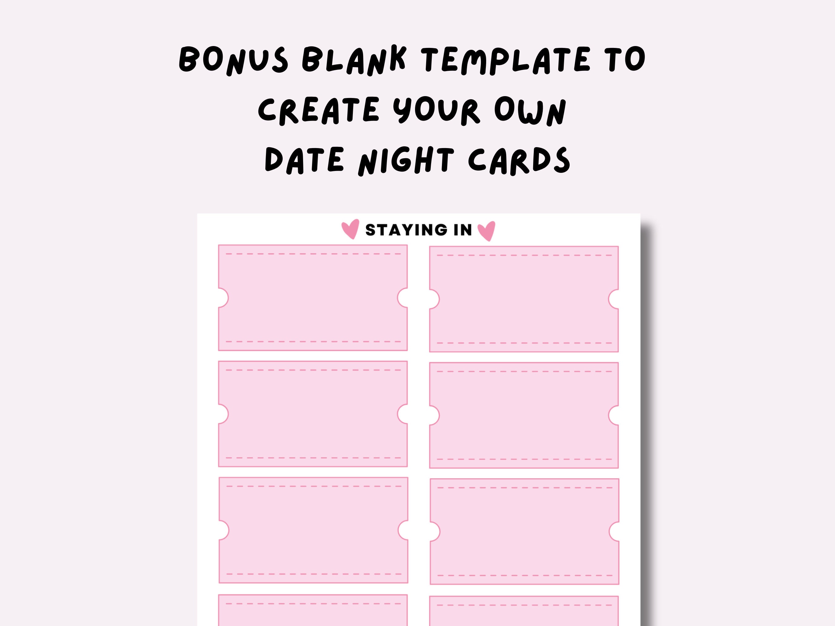 Date Night Cards Date Night Jar Cards Gifts for Couples Date Night ...