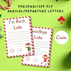 Editable Elf Arrival Letter | Elf Letter | Welcome Elf | Elf Arrival ...