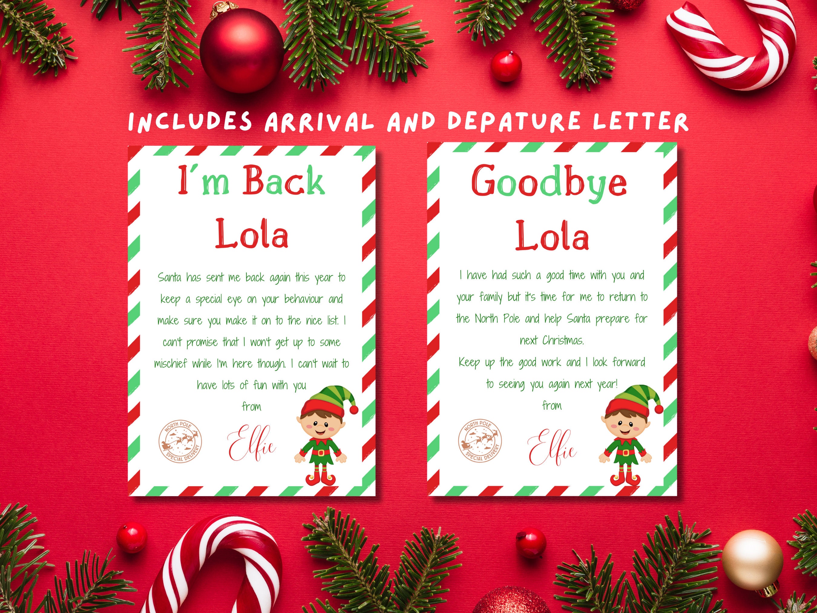 Elf Arrival Letter First Time Elf Arrival Letter Printable Elf Arrival ...