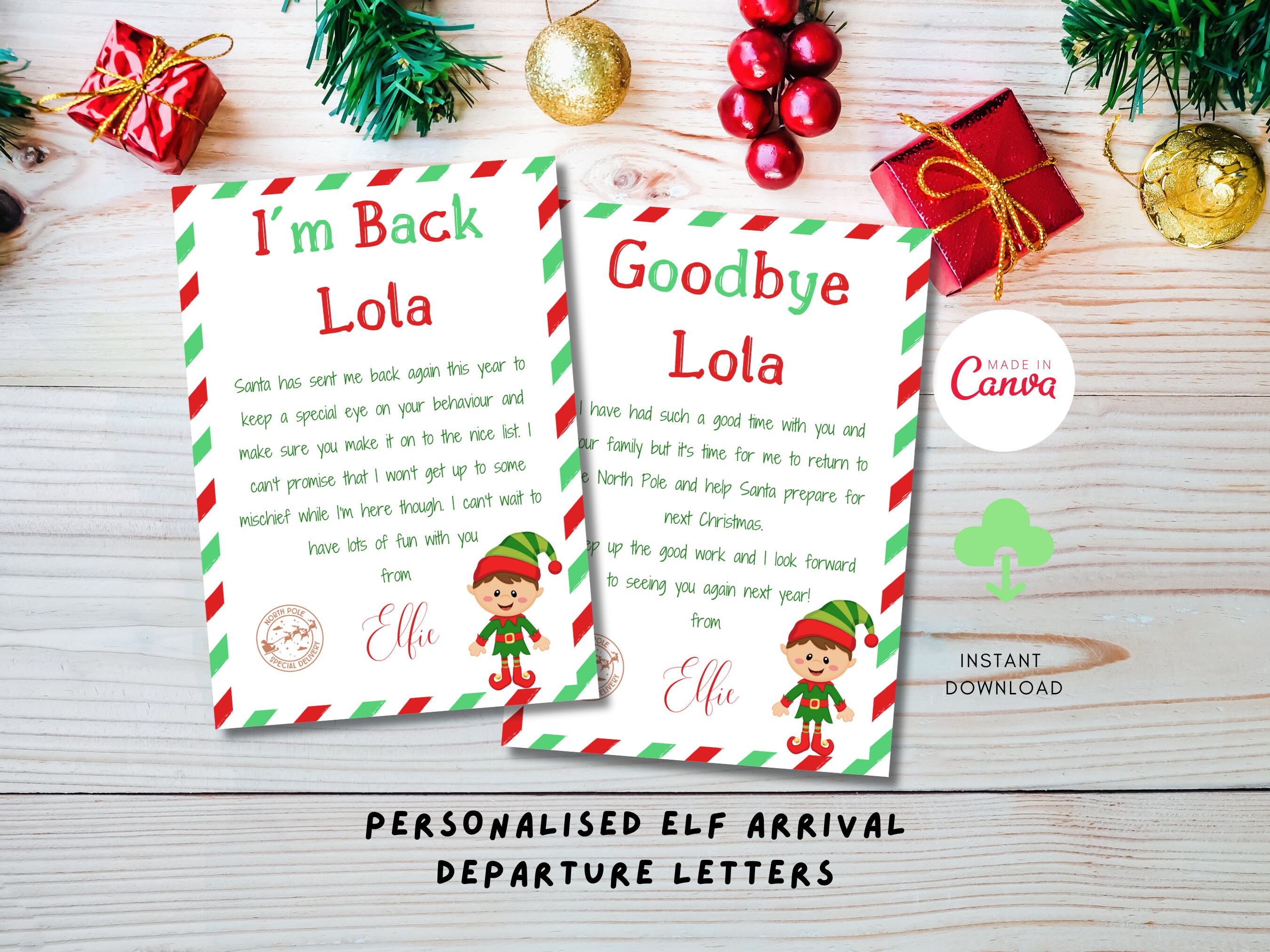 Editable Elf Letter Elf Welcome Letter Elf Arrival Letter - Etsy