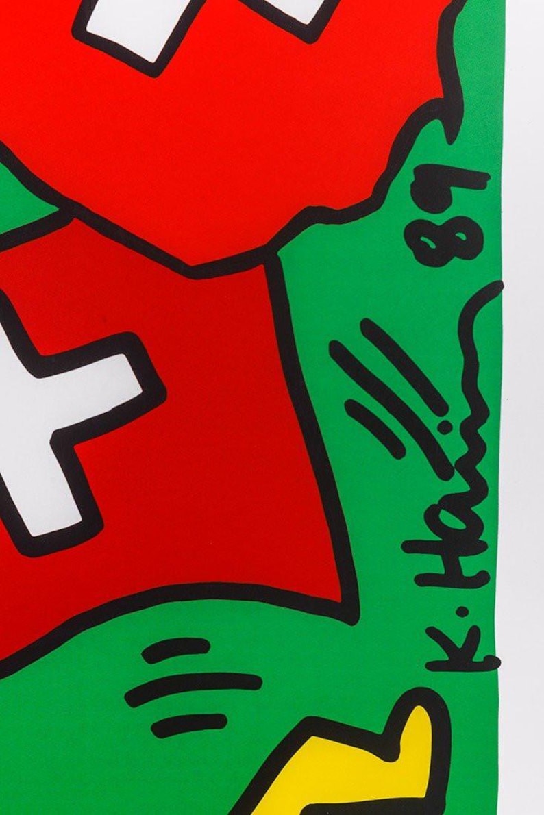 Keith Haring - Pop Art Original Poster - Keith Haring Original ...