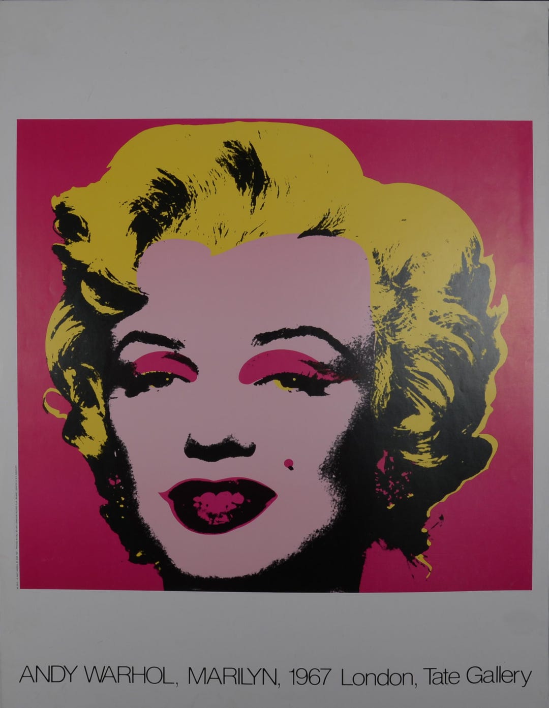 Vintage Warhol Marilyn Print: Tate Gallery Offset Lithograph, 1987 - Etsy