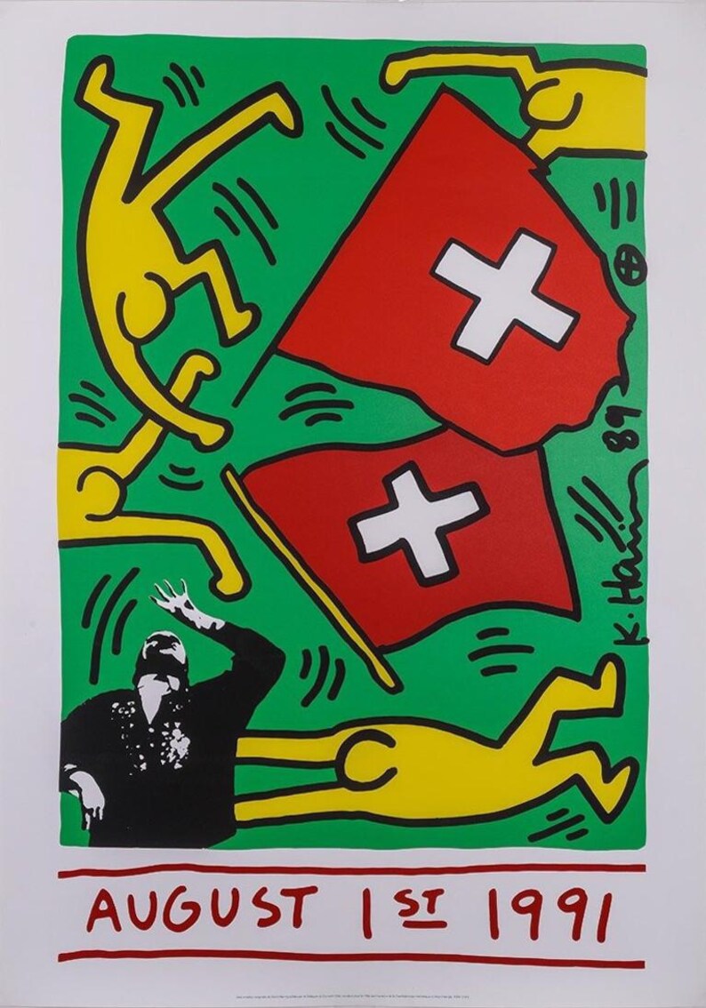 Keith Haring - Pop Art Original Poster - Keith Haring Original ...