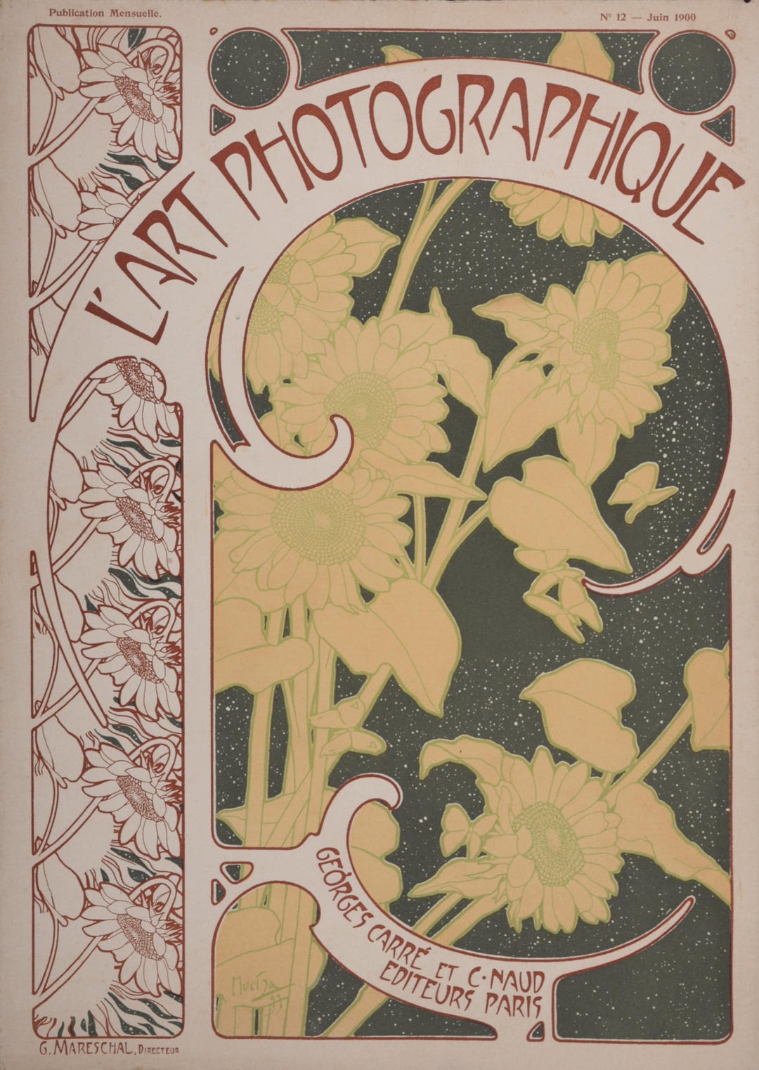 Alphonse Mucha – L’art Photographique Cover, 1899–1900 – Original ...