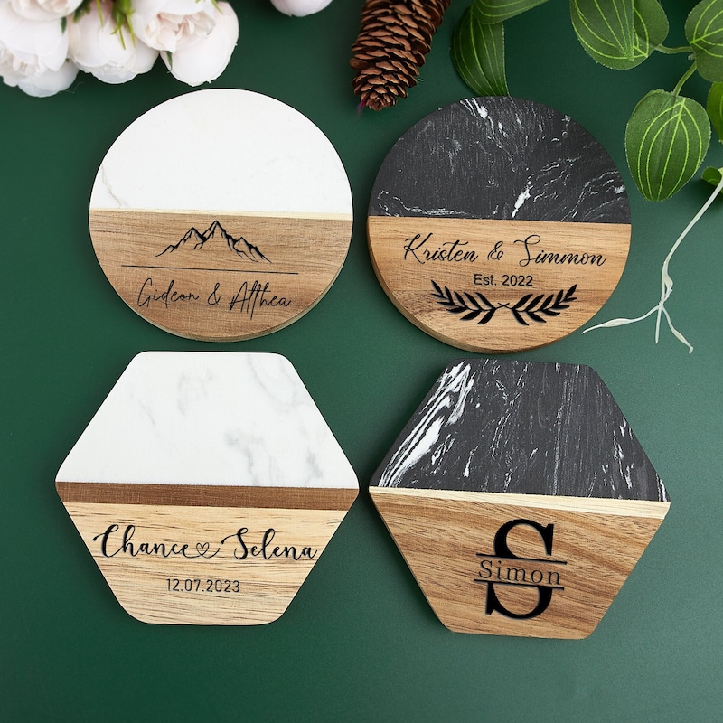 Wood Coasters - Etsy