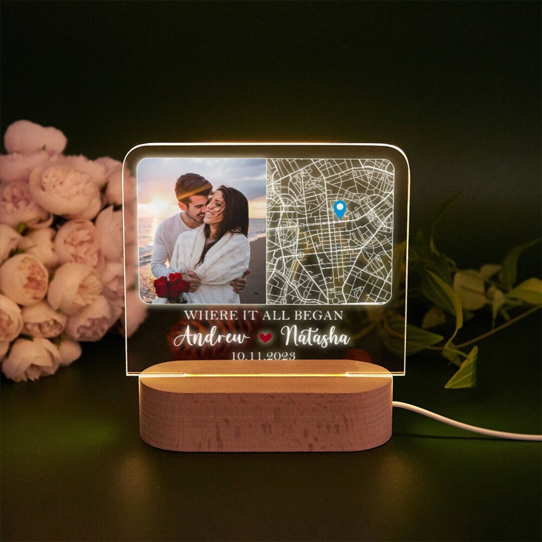 Where It All Begin Personalized City Map Print,where We Met Custom ...