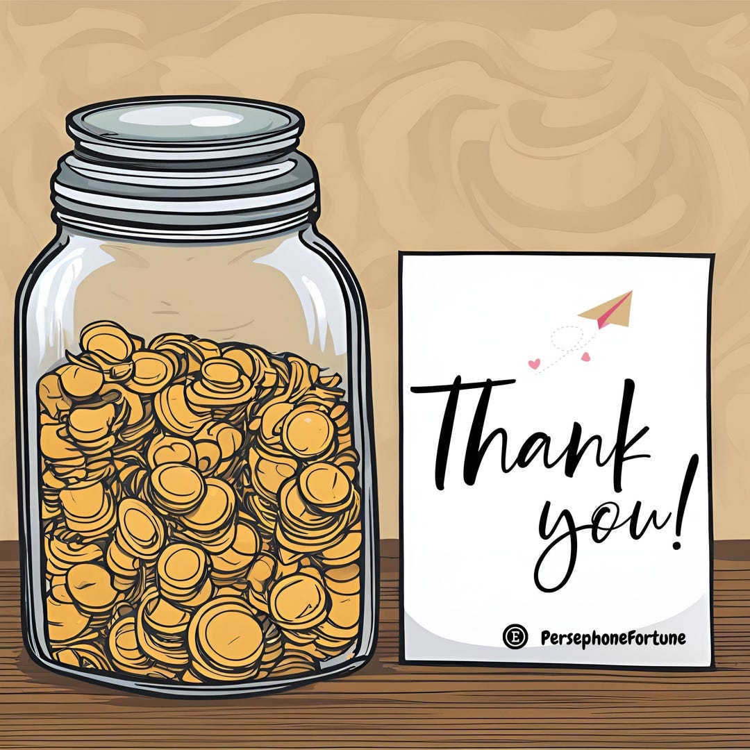 Tips Jar | Thank You - Etsy