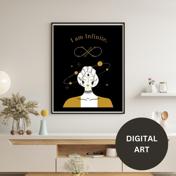 Art I Am the Universe - Etsy