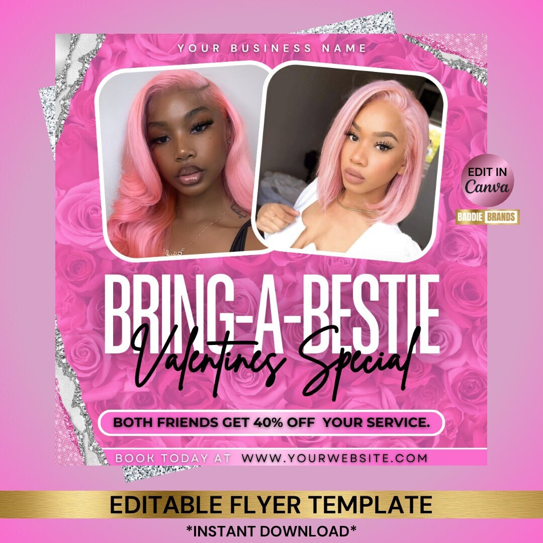 Bring a Friend Sale Flyer, Bestfriend Deal, Book Now Flyer, Booking ...