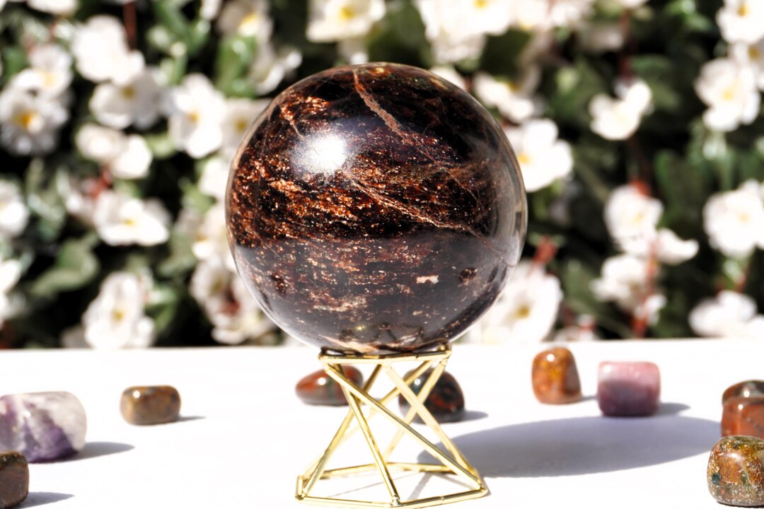 Red Garnet Sphere: Healing Crystal Ball, India (85MM) - Etsy