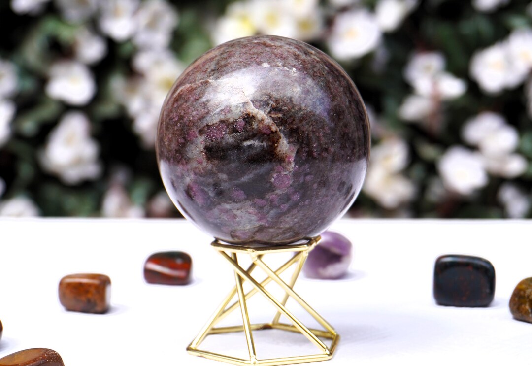 Spinel in Matrix Sphere | 80MM | Amazing Spinel in Matrix Crystal ...