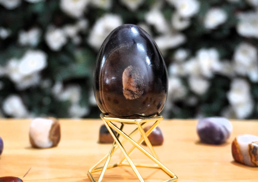Banded Candy Rainbow Fluorite Egg: Natural Healing Crystal (65x40mm) - Etsy