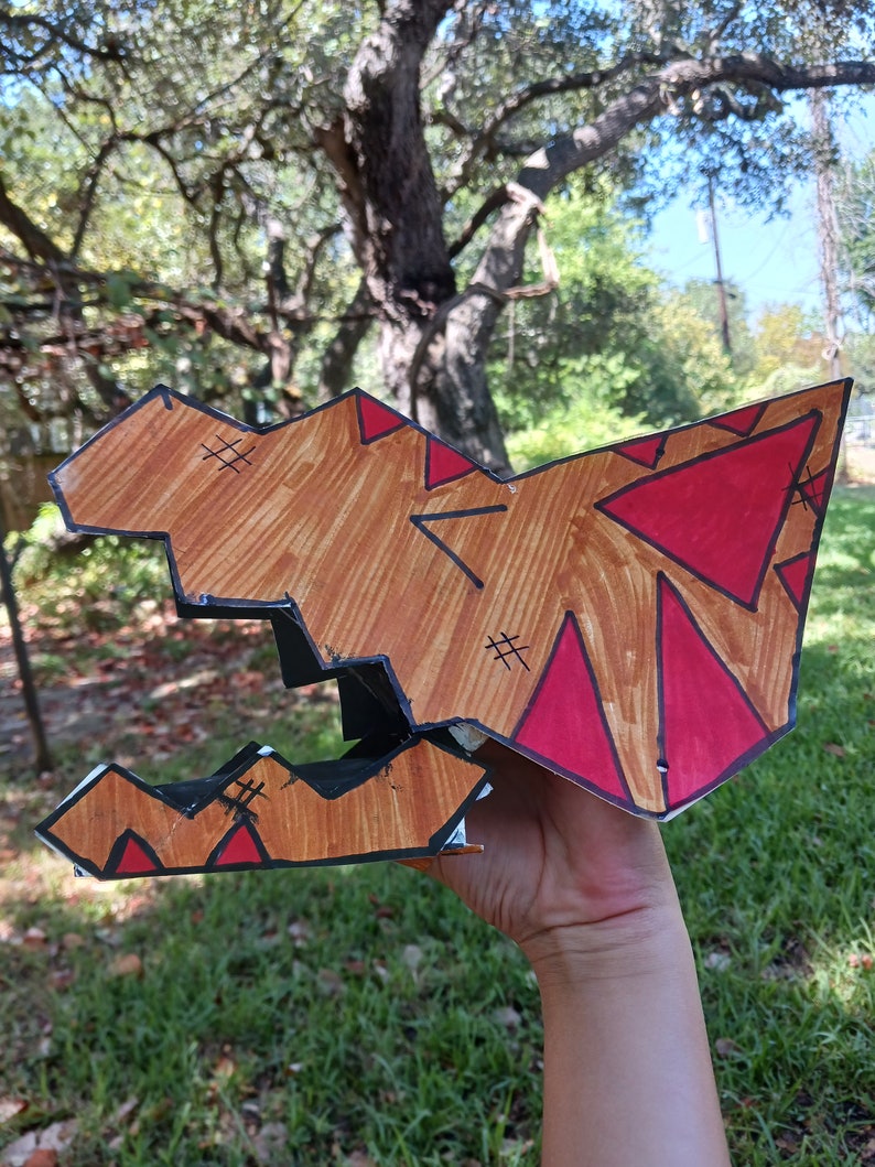 Handmade Paper Dragon Puppet - Etsy