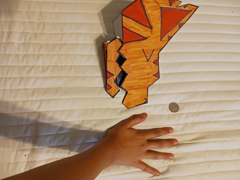 Handmade Paper Dragon Puppet - Etsy