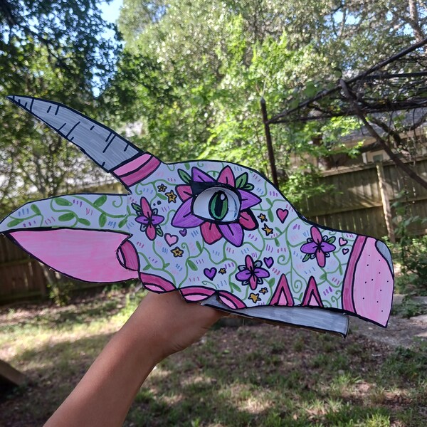 Paper Dragon Puppet - Etsy