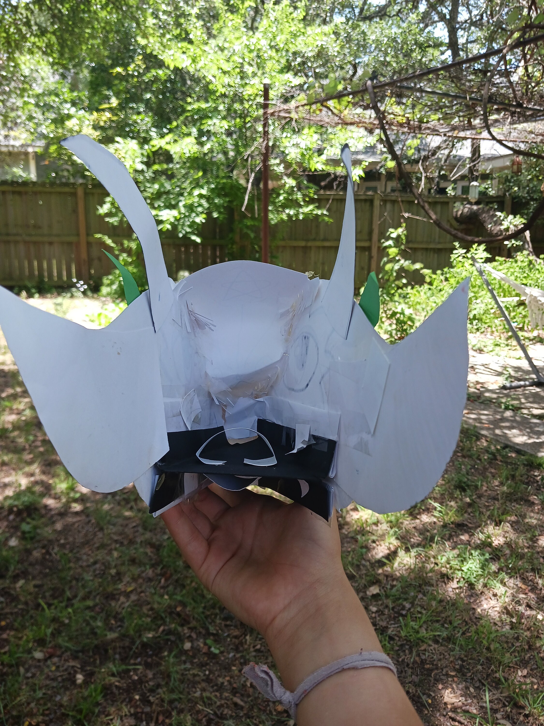 Blue and White Paper Dragon Hand Puppet - Etsy