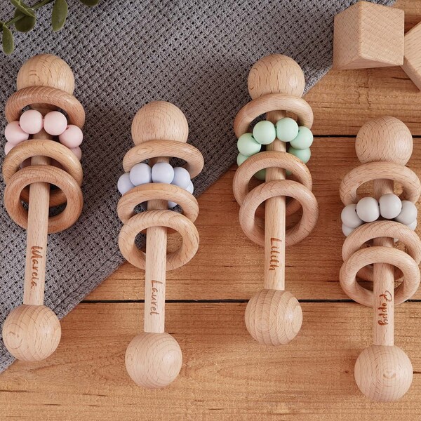 Baby Rattle - Etsy