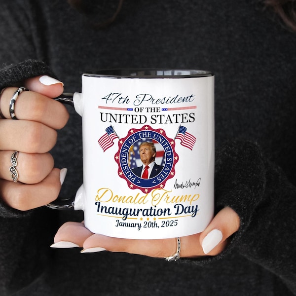 Trump 2025 Inauguration Mug - Etsy