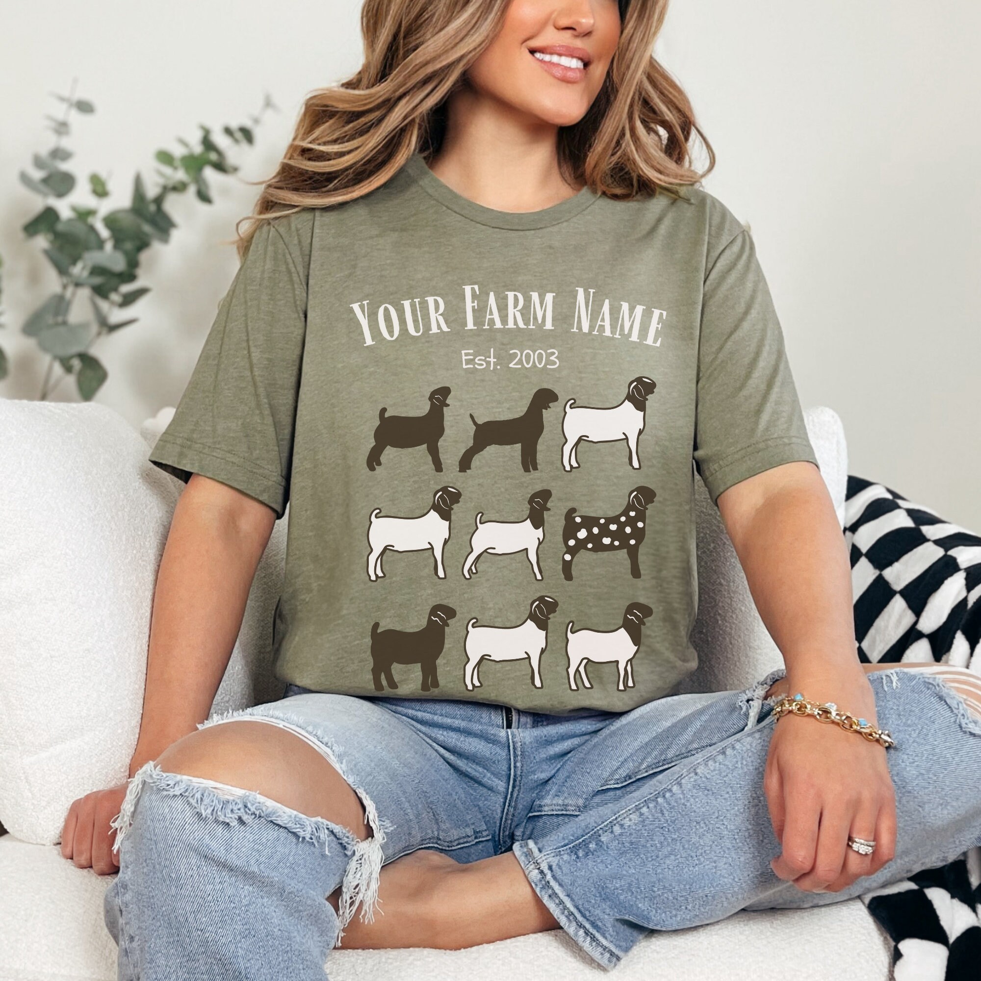 Boer Goat Shirt, Show Goat T-shirt UNISEX, Show Goat Mom Shirt, Goat ...