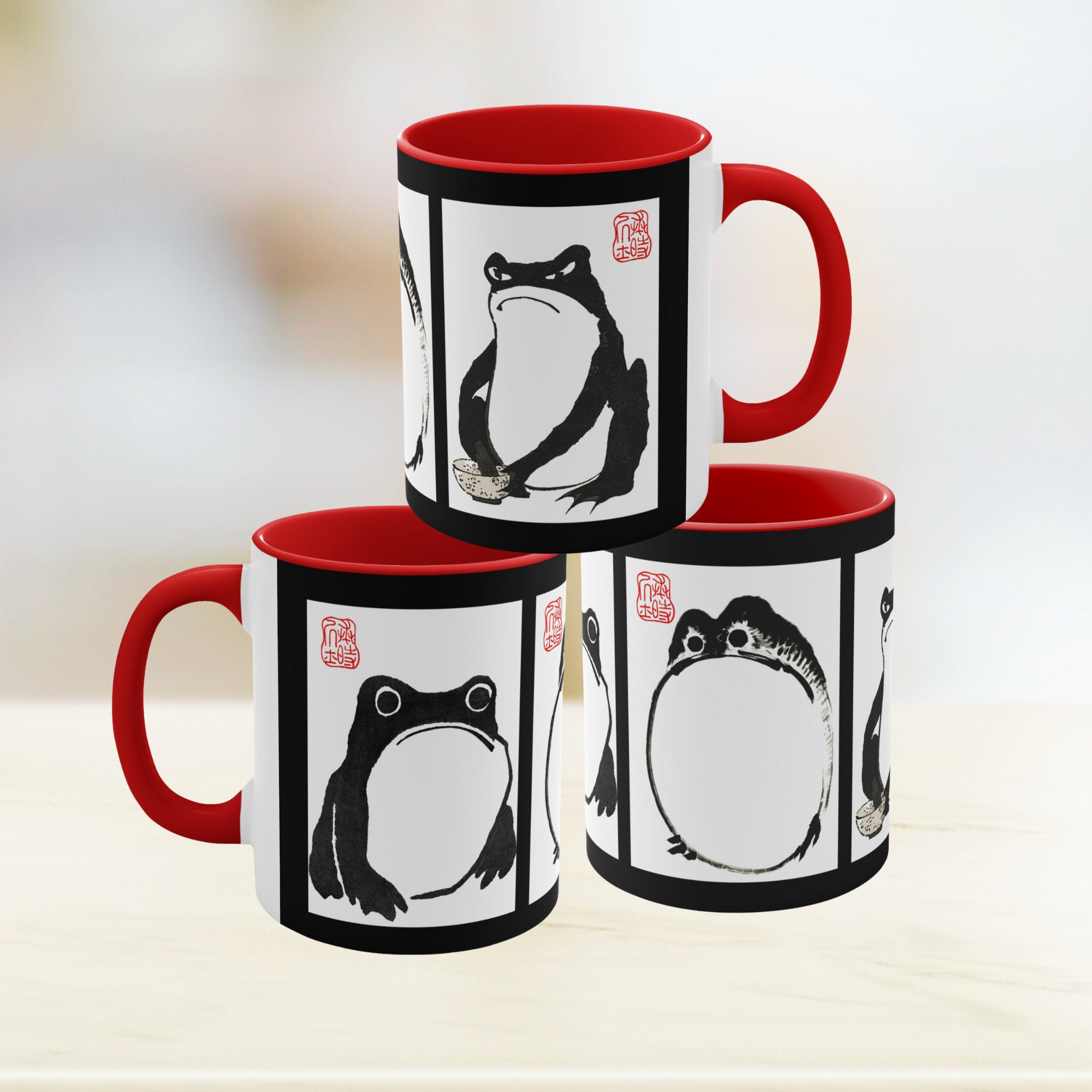 Frog Mug Unimpressed Frog Coffee Mug, Funny Grumpy Frog Gifts, Frog ...